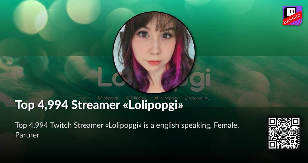 Lolipopgi Twitch - Lolipopgi is a english speaking, Female Twitch ...